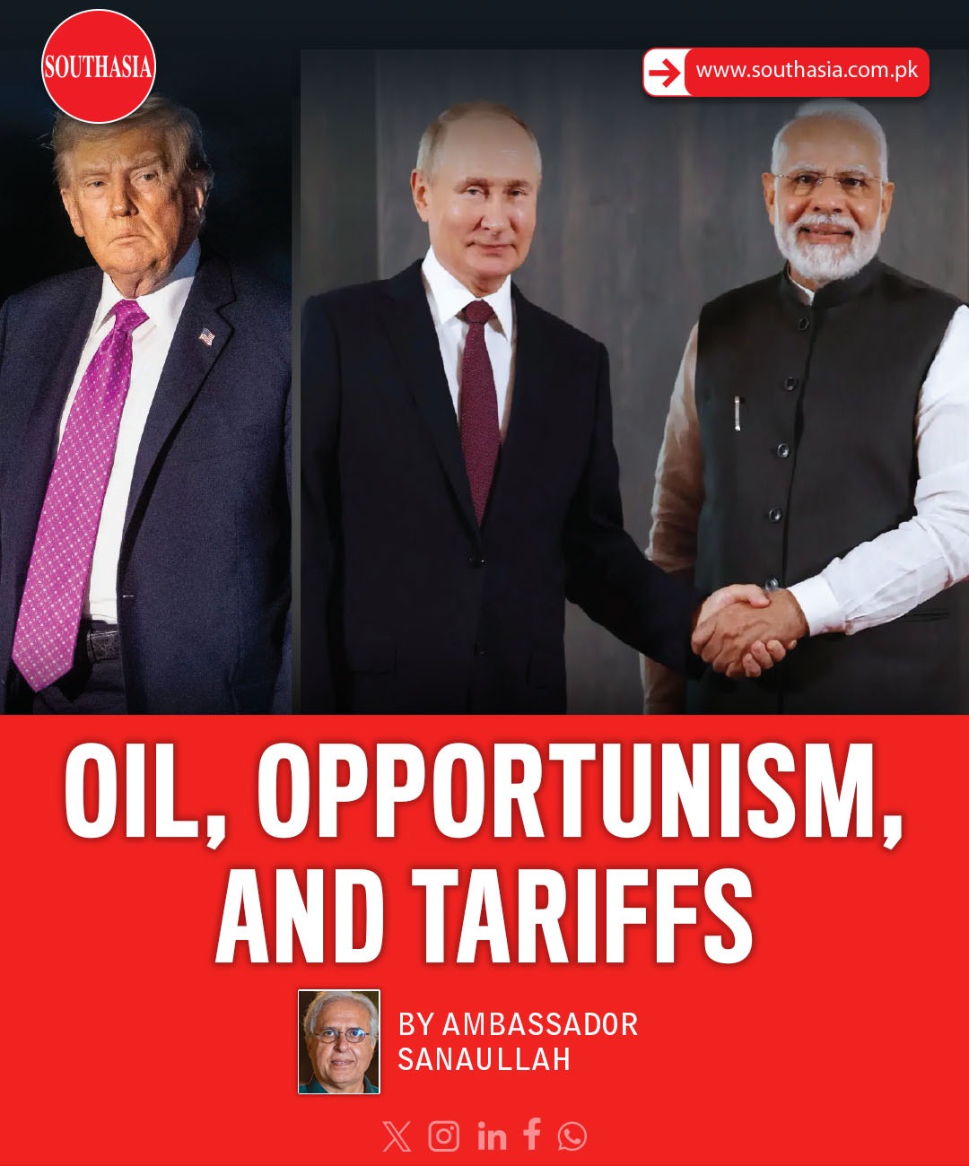 Oil, Opportunism, and Tariffs | SouthAsia
